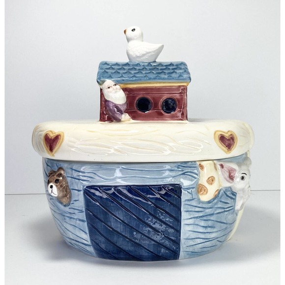 Susan Winget | Dining | Susan Winget Vintage Ceramic Handpainted Noahs ...
